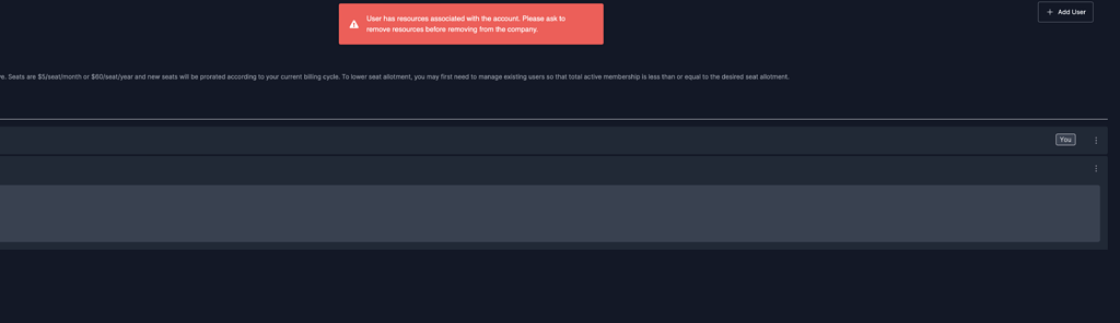Can't remove team member - Cleavr